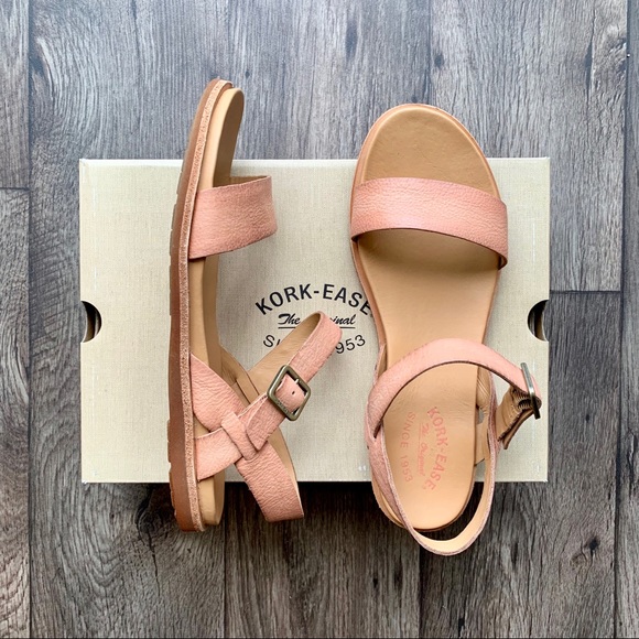 Kork-Ease | Shoes | Korkease Women Yucca Blush Leather Sandals | Poshmark